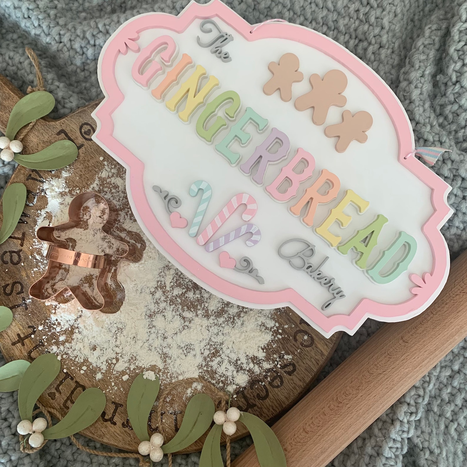 Gingerbread Bakery Gingerbread Sign Gingerbread Plaque | Etsy