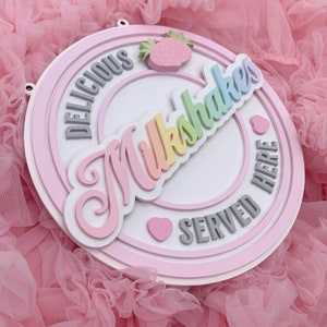 Milkshake Sign, Milkshake Party, Milkshake Plaque, Milkshake Theme ...