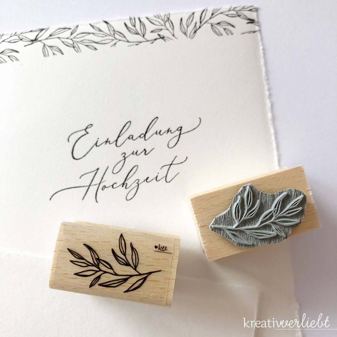 Olive Branch Stamp, Decorative and Filigree - Etsy