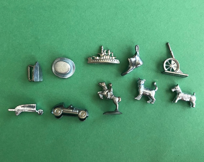Monopoly Pieces, Monopoly Game Tokens, Monopoly Custom, Monopoly ...