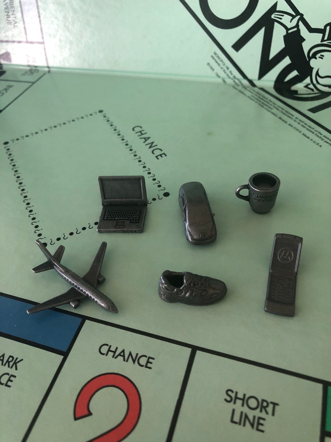 Monopoly Game Tokens, Monopoly Replacement Tokens, Monopoly Here and ...