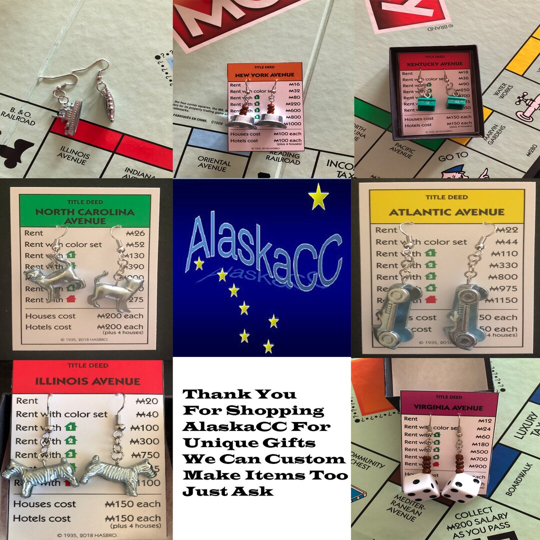 Monopoly Pieces, Monopoly Game Tokens, Monopoly Custom, Monopoly Token ...