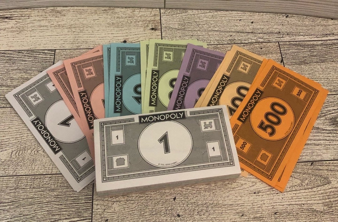 Neues Monopoly Geld Monopoly Spielgeld Nachfüllen Monopoly - Etsy.de