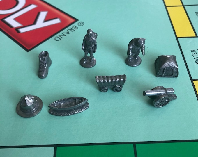 Monopoly Pieces, Monopoly Game Tokens, Monopoly Custom, Monopoly ...