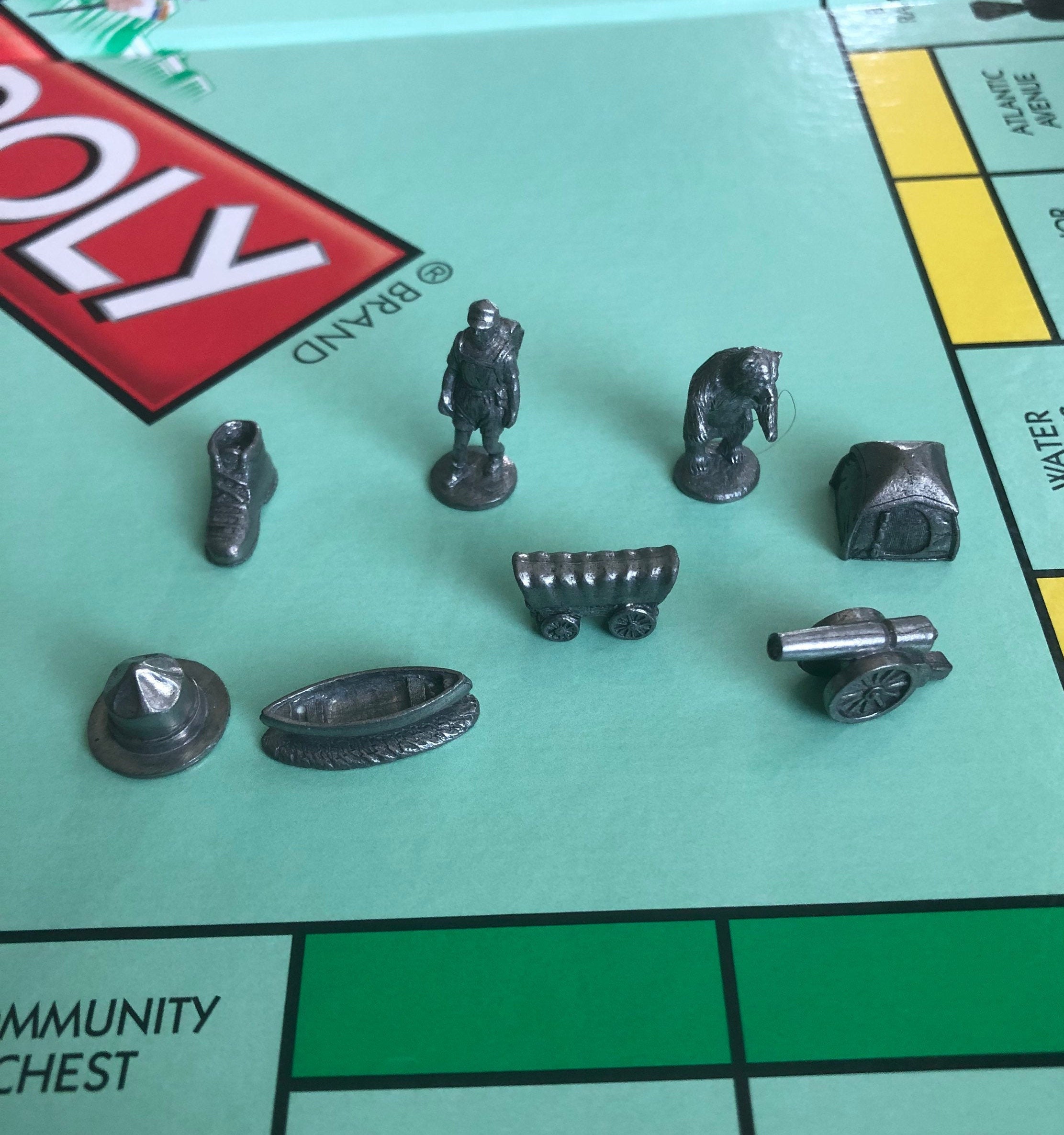 Monopoly Pieces, Monopoly Game Tokens, Monopoly Custom, Monopoly ...