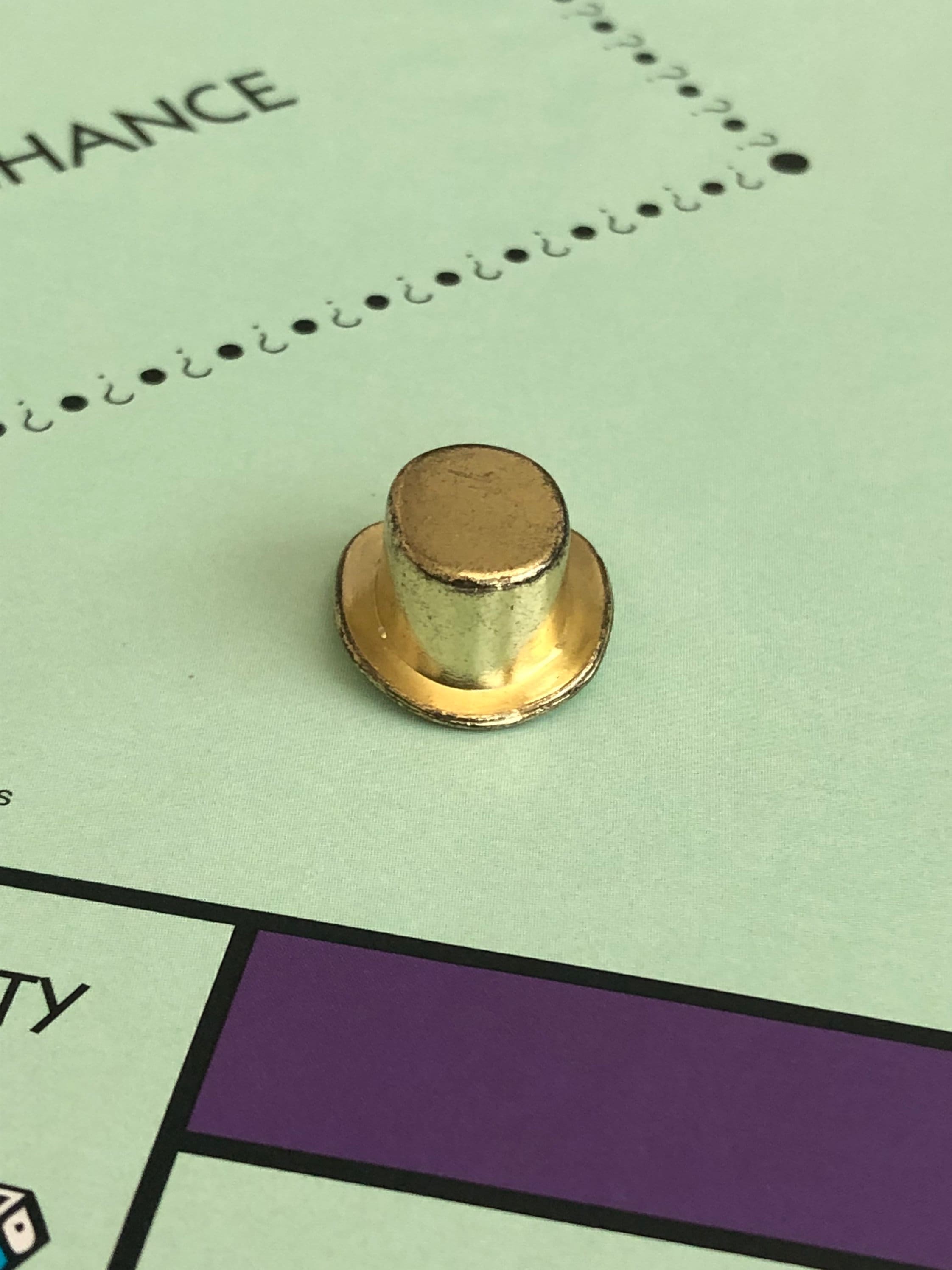 Metal Monopoly Pieces, Monopoly Game Tokens, Gold Monopoly Custom, Gold ...