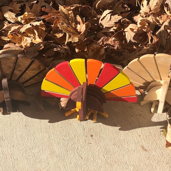 Wood Turkey - Etsy