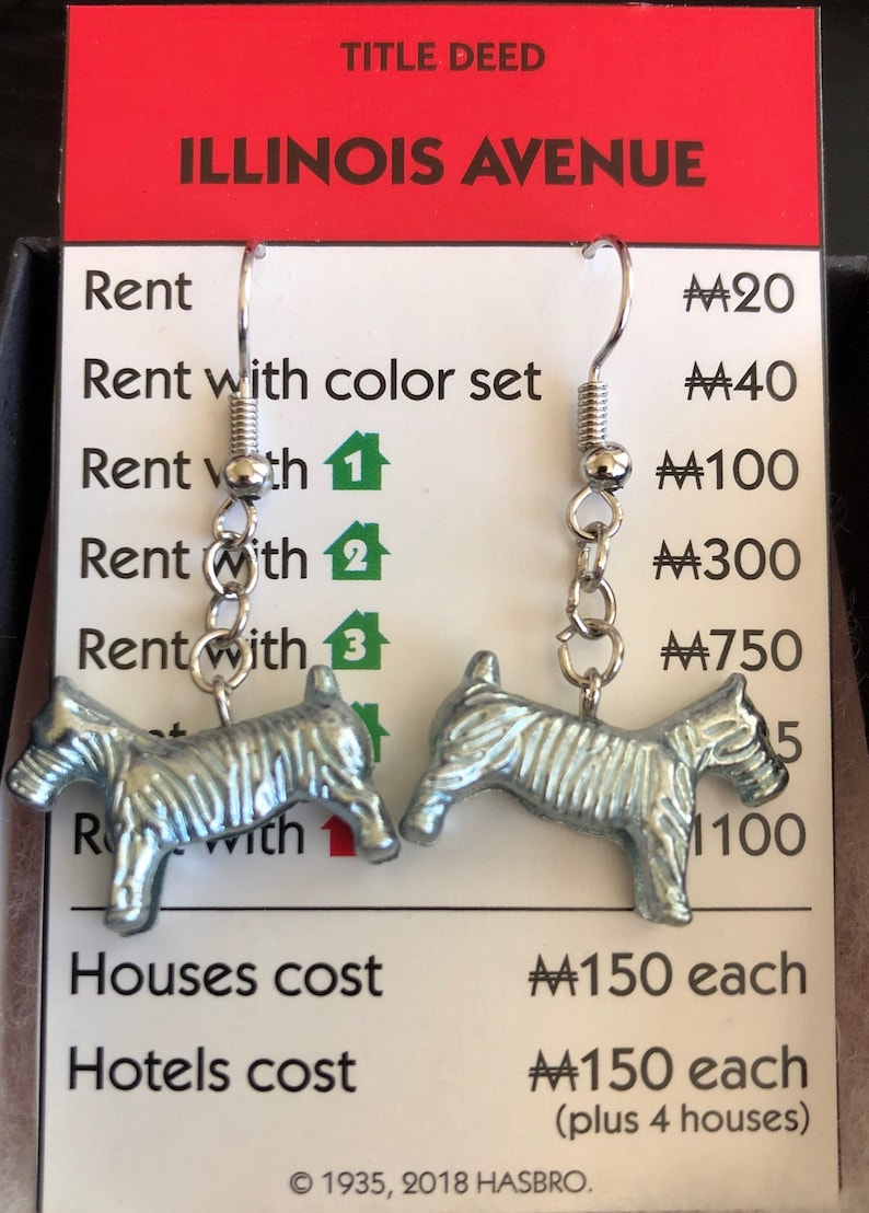 Monopoly Pieces Monopoly Game Tokens Monopoly Custom - Etsy UK