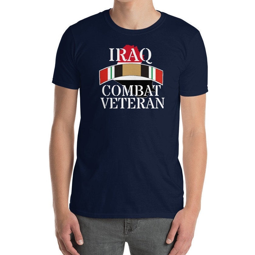 Iraq Veteran T Shirt Iraq War Service Ribbon T Shirt Iraq - Etsy