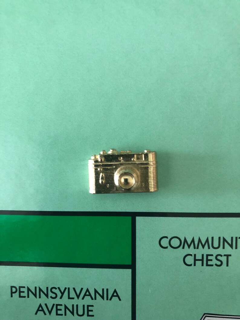 Colored Gold Edition Monopoly Tokens, Golden Monopoly Pieces, Monopoly ...