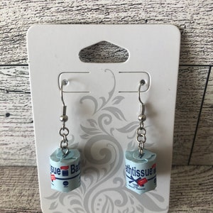 Toilet Paper Earrings, TP Earrings, Toilet Paper Jewelry, Weird ...