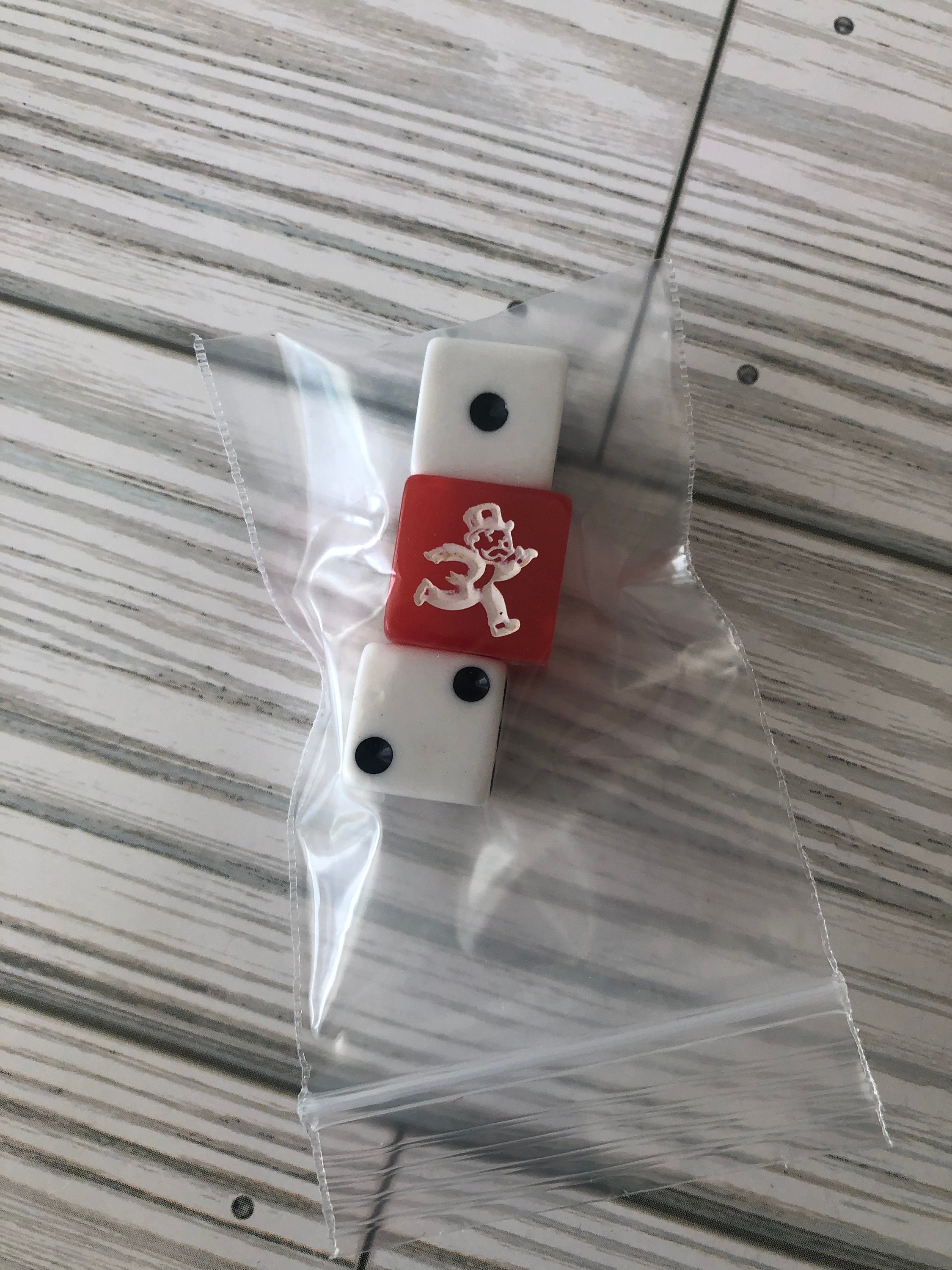 Monopoly Game Speed Dice Set, Monopoly Speed Die, Vintage Die, Monopoly ...