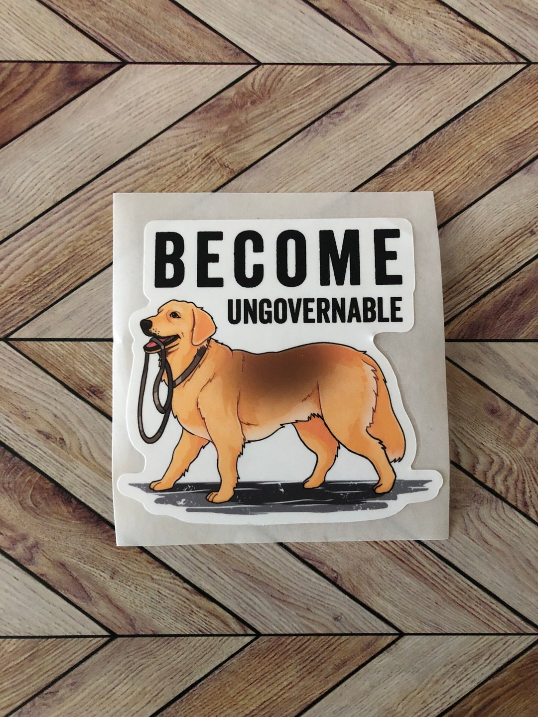 Become Ungovernable Dog Meme Sticker - Etsy