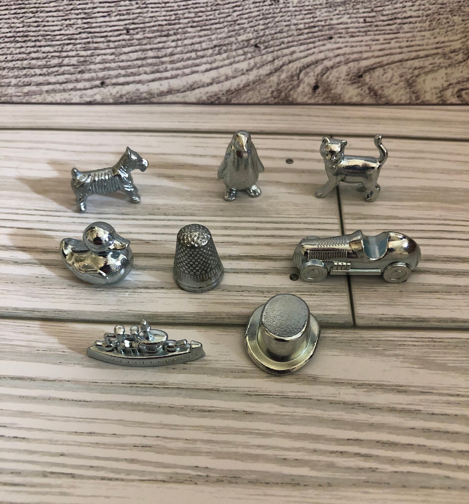 Monopoly Game Pieces: Metal Replacement Tokens - Etsy