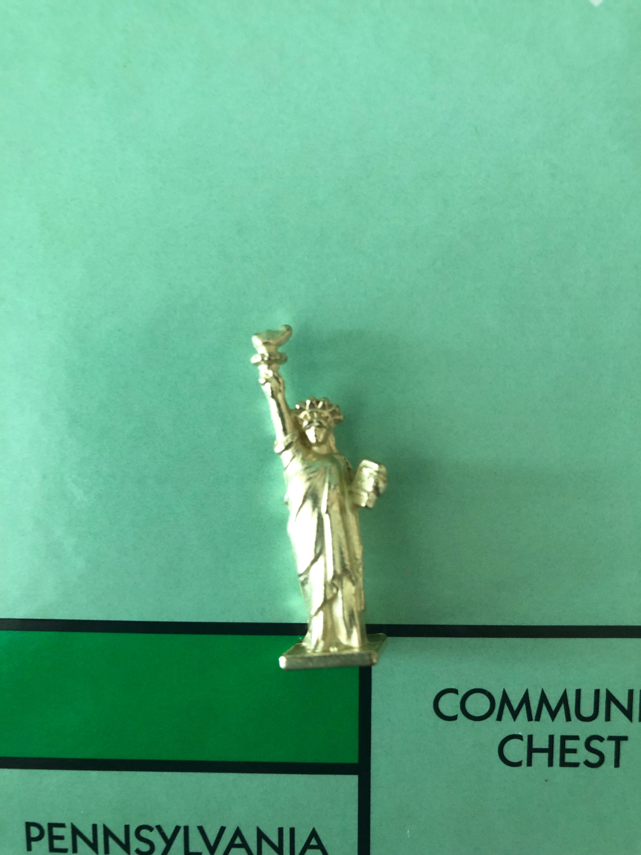 Colored Gold Edition Monopoly Tokens, Golden Monopoly Pieces, Monopoly ...