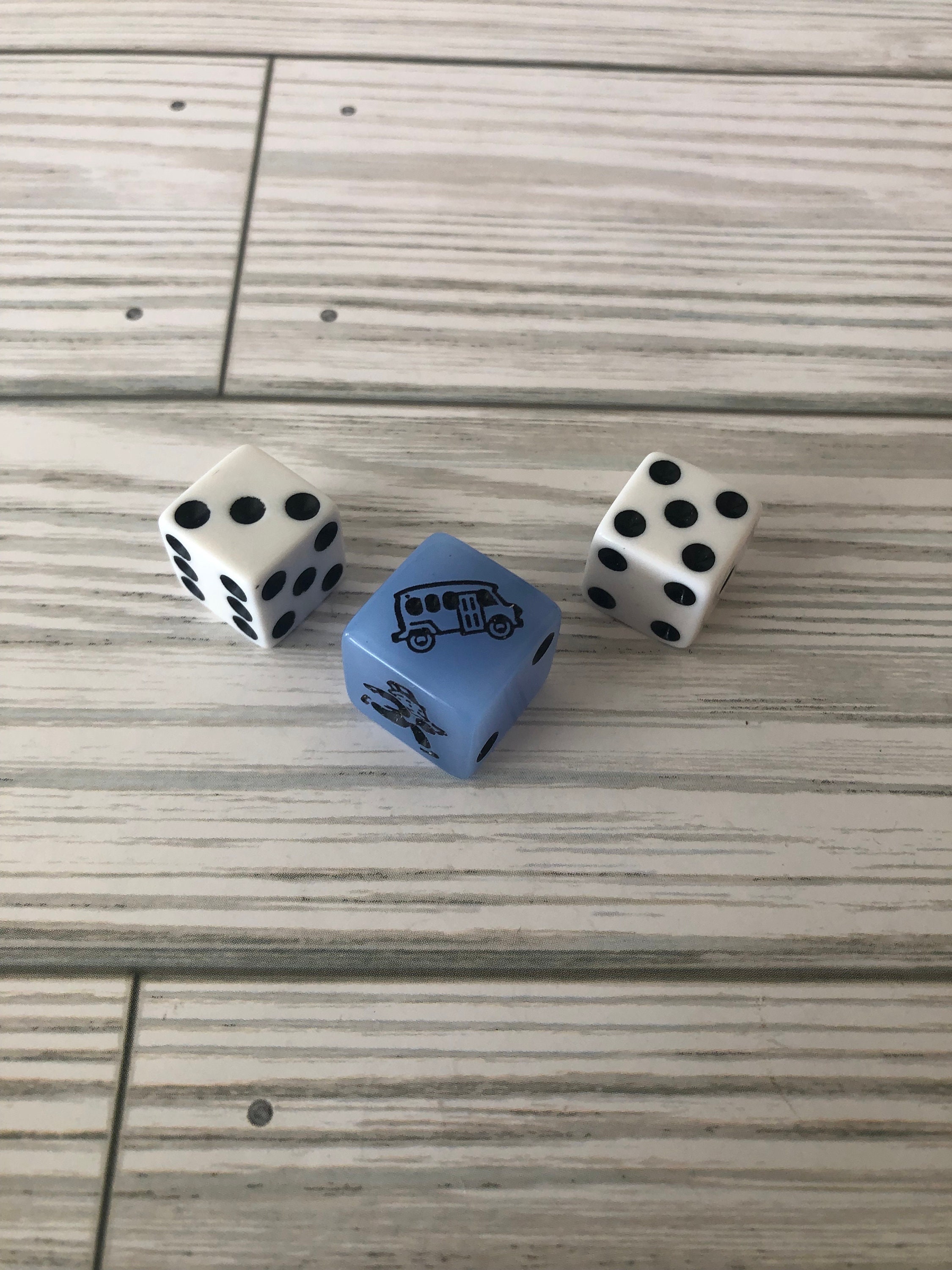 Monopoly Game Speed Dice Set, Monopoly Speed Die, Vintage Die, Monopoly ...