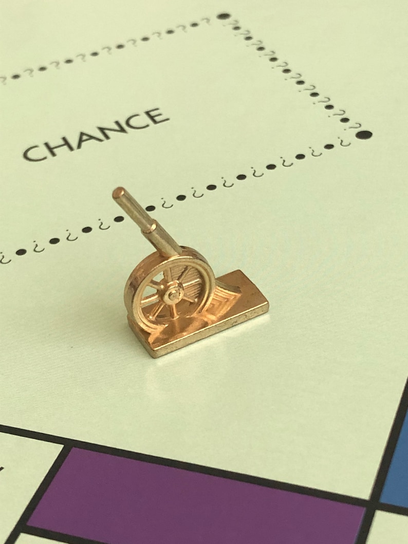 Metal Monopoly Pieces, Monopoly Game Tokens, Gold Monopoly Custom, Gold ...
