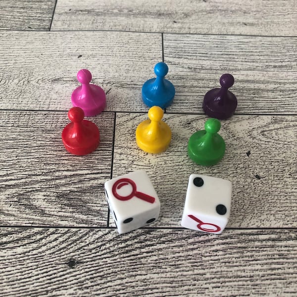 Clue Board Game Replacement Pieces - Etsy