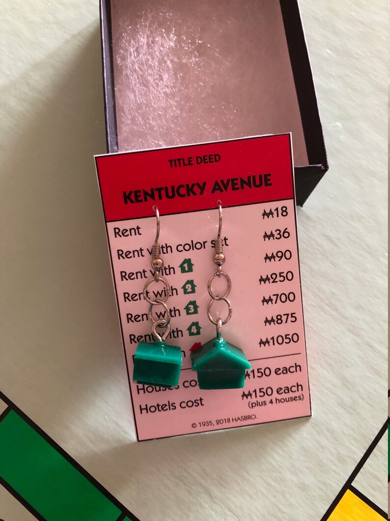 Monopoly Pieces Monopoly Game Tokens Monopoly Custom - Etsy UK