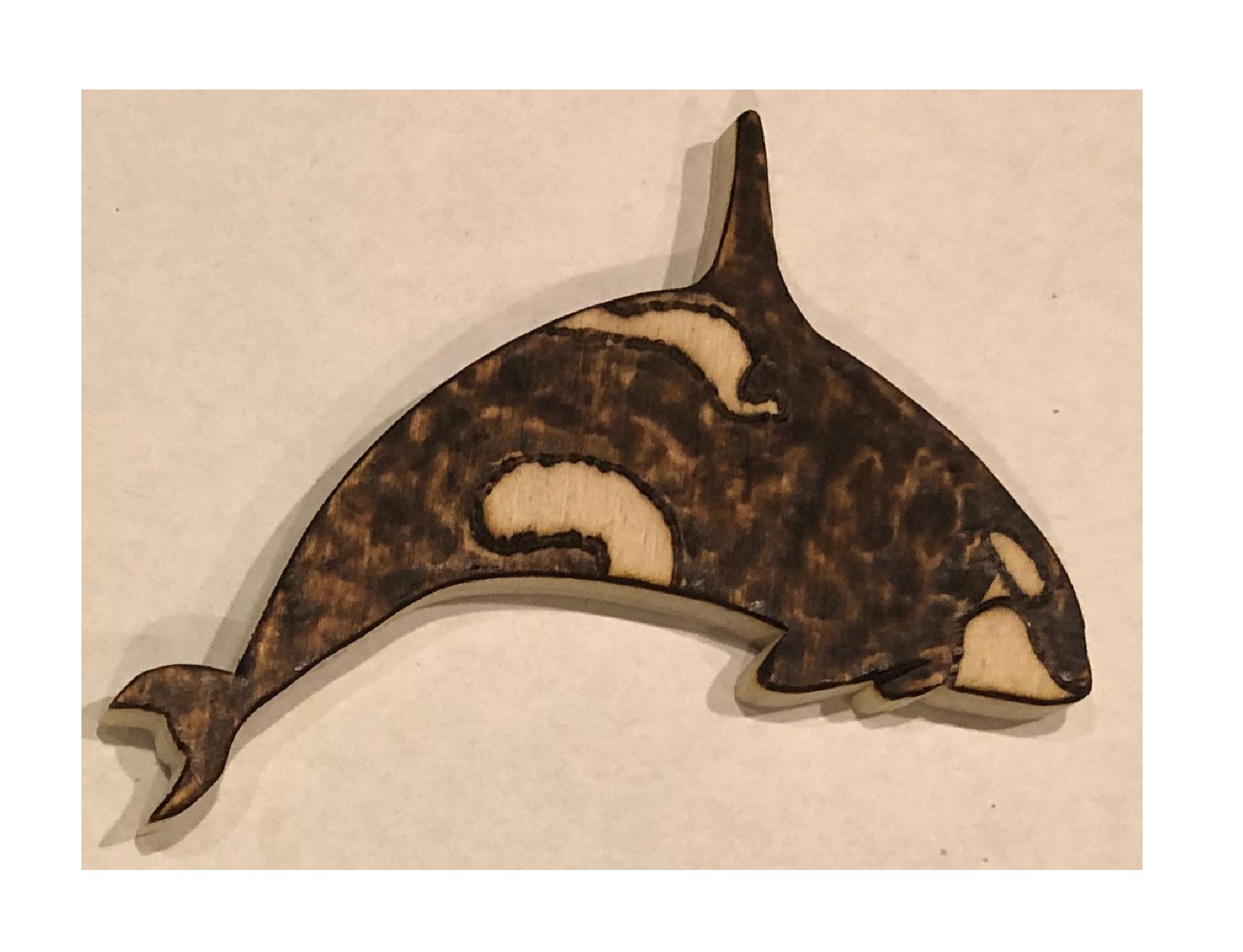 Wood Orca Ornament Wooden Killer Whale Ornament Alaska Whale - Etsy
