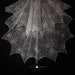 Cobwebs & Crystals Gothic Spiderweb Wedding Fingertip Veil in White or ...