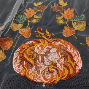 Autumn Queen Pumpkins and Leaves Veil - Etsy