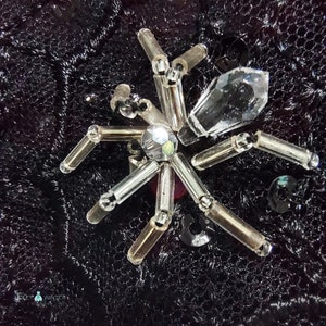 Cobwebs & Crystals Gothic Spiderweb Wedding Fingertip Veil in White or ...