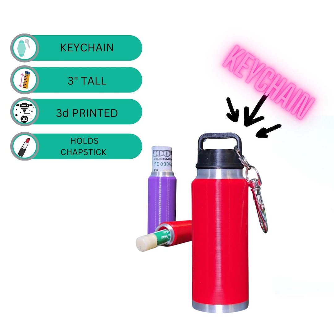 Yeti Inspired Tumbler Keychain | Pill Storage | Gift for Dad or Husband ...