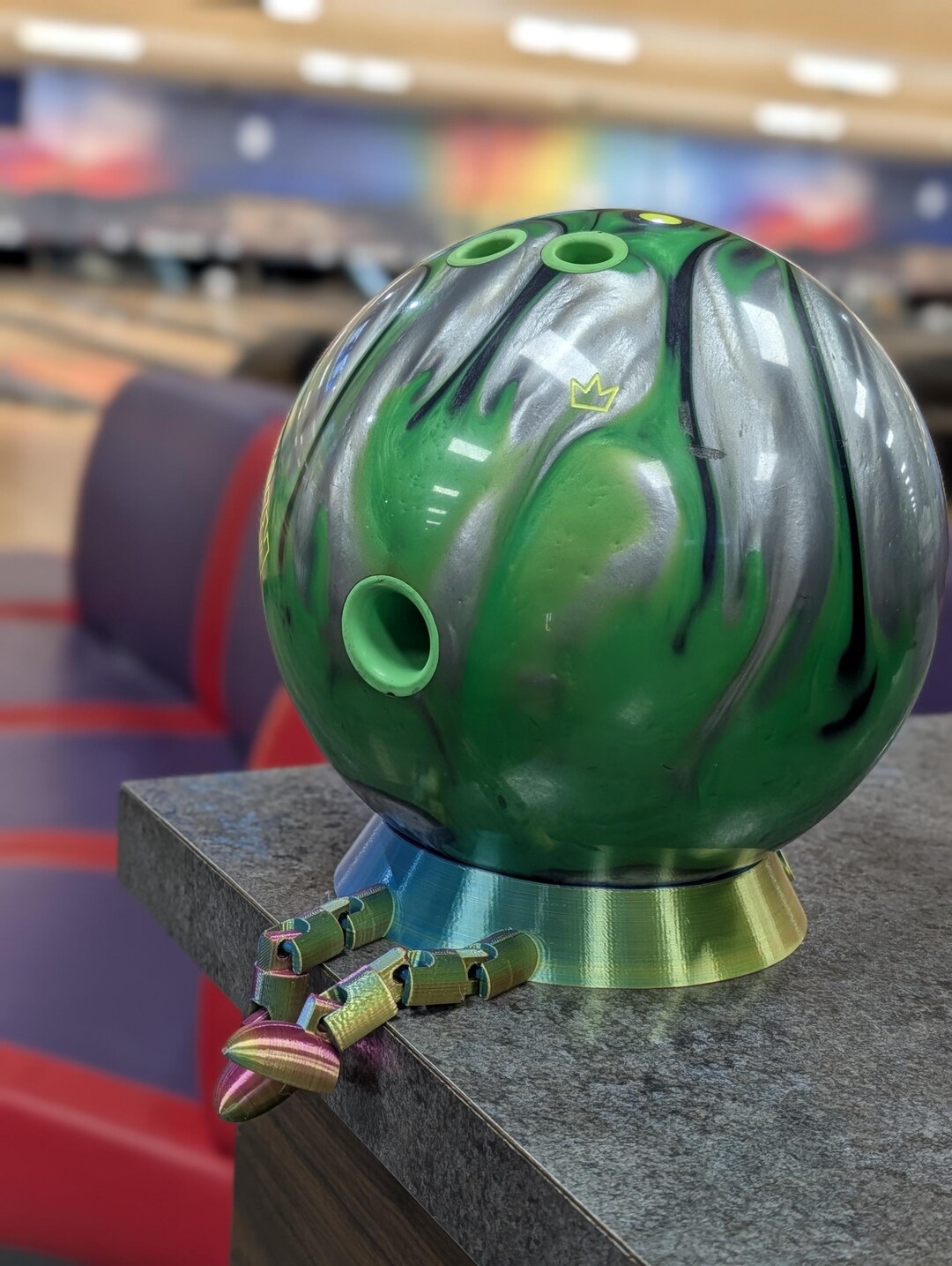 The Bowling Buddy | Cute Ball Holder | Shelf Sitter Display Stand ...