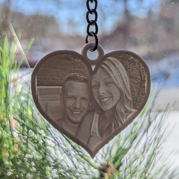 3d Printed Heart Keychain - Etsy