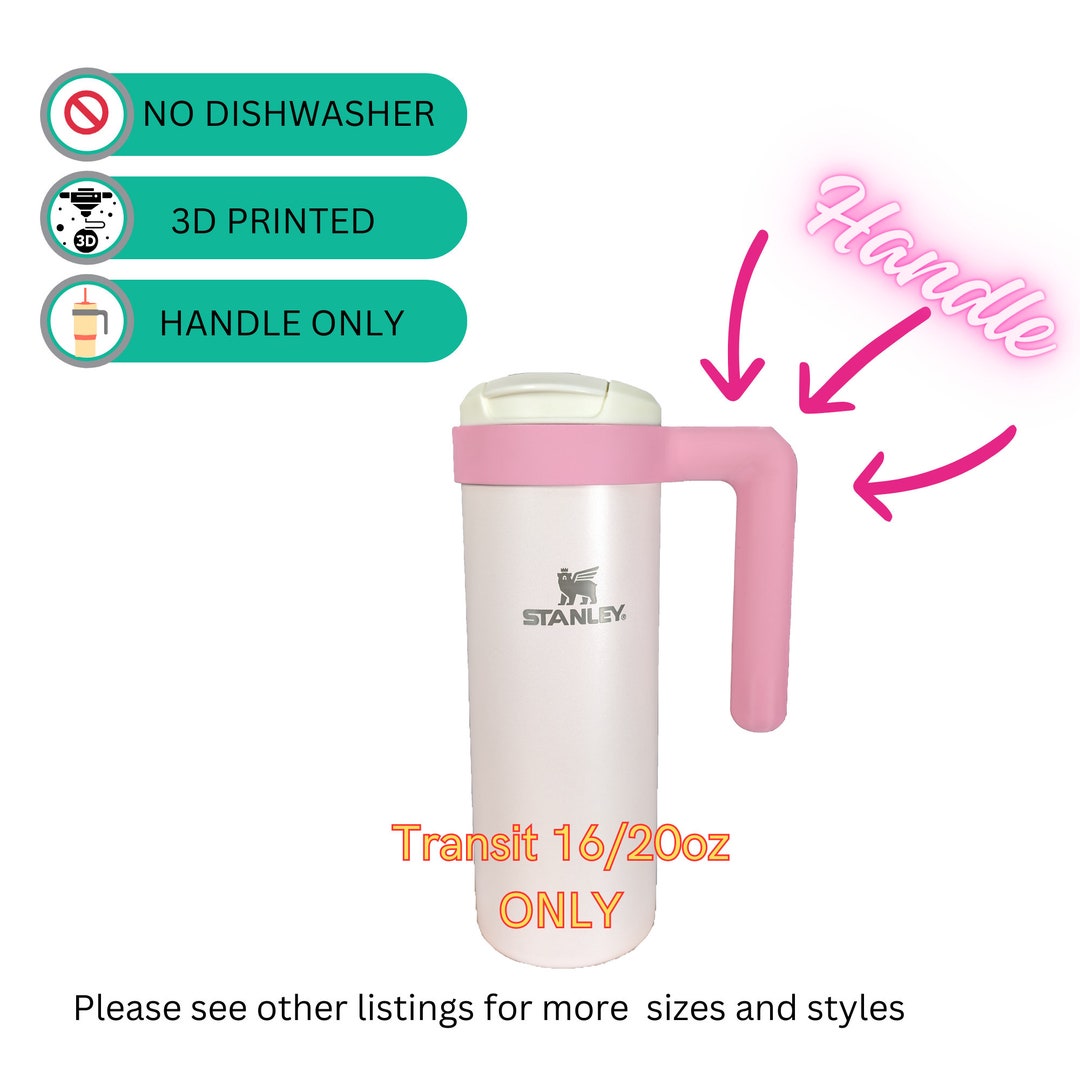 Custom Handle for Stanley TRANSIT 16oz/20oz Tumbler - Improved Grip ...
