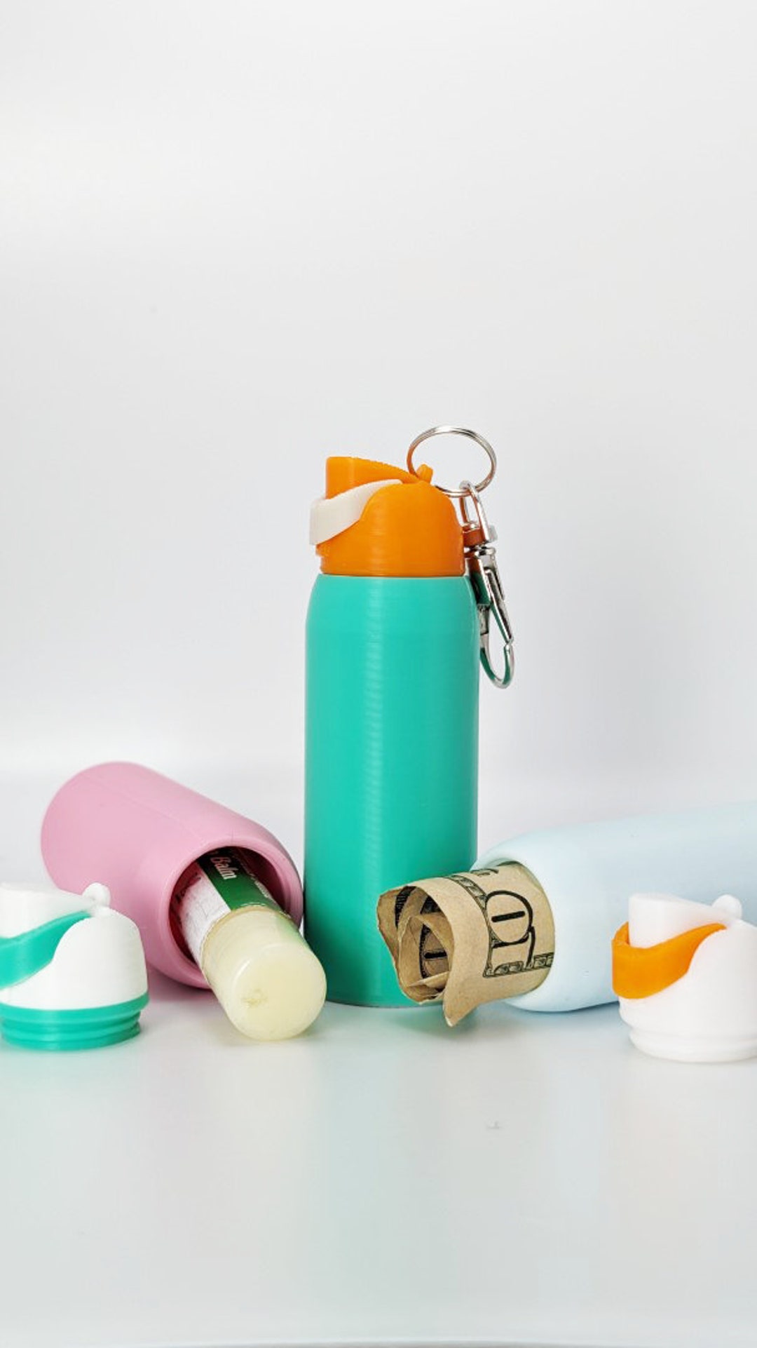 Owala Inspired Tumbler Keychain With Removable Lid Gift Holiday ...