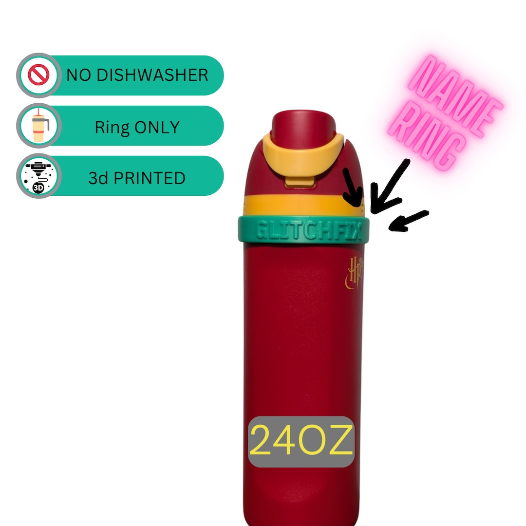 Personalized Name Ring for Owala 24oz Tumbler – Customizable Lid ...