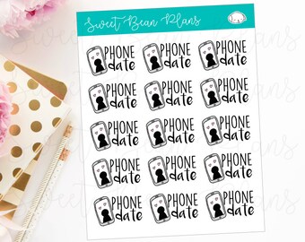 Typography stickers | Etsy