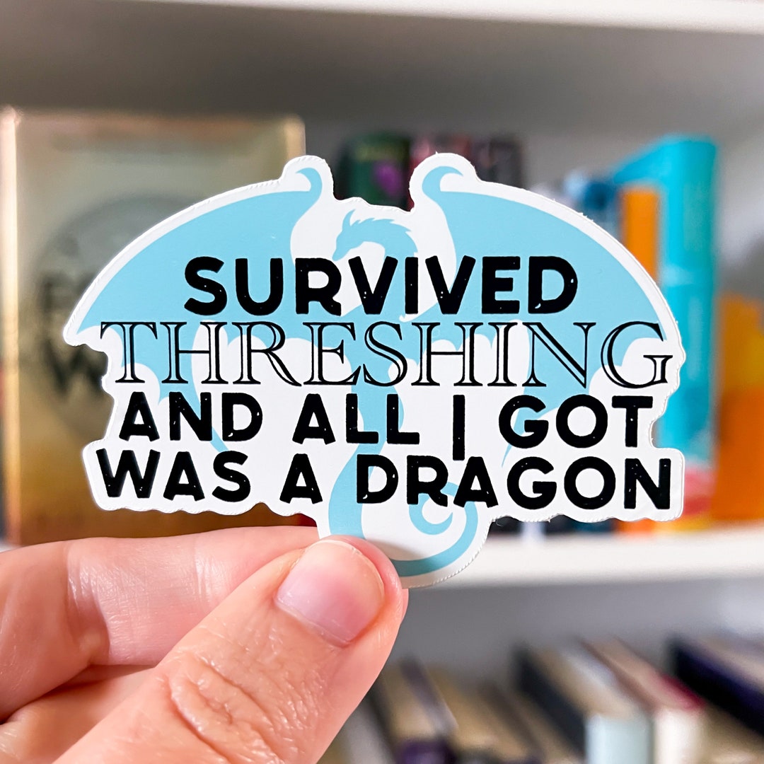 Threshing Vinyl Die Cut | Fourth Wing OFFICIALLY LICENSED | Bookish ...