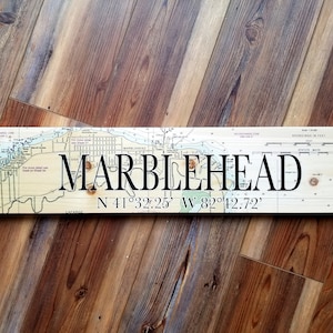 Marblehead, Ohio Wood Wall Hanging Maps - Etsy