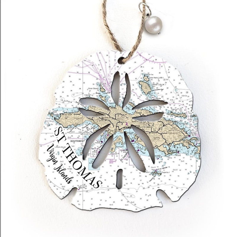 Custom St Thomas Ornament - Etsy