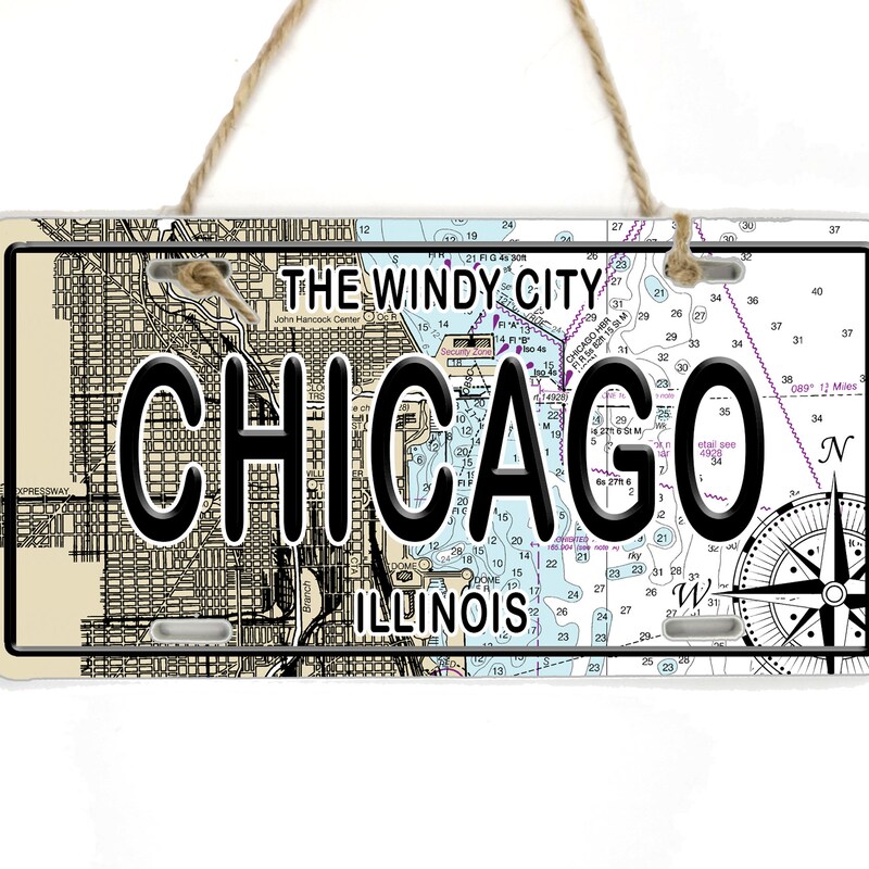 Chicago Christmas Plates - Etsy