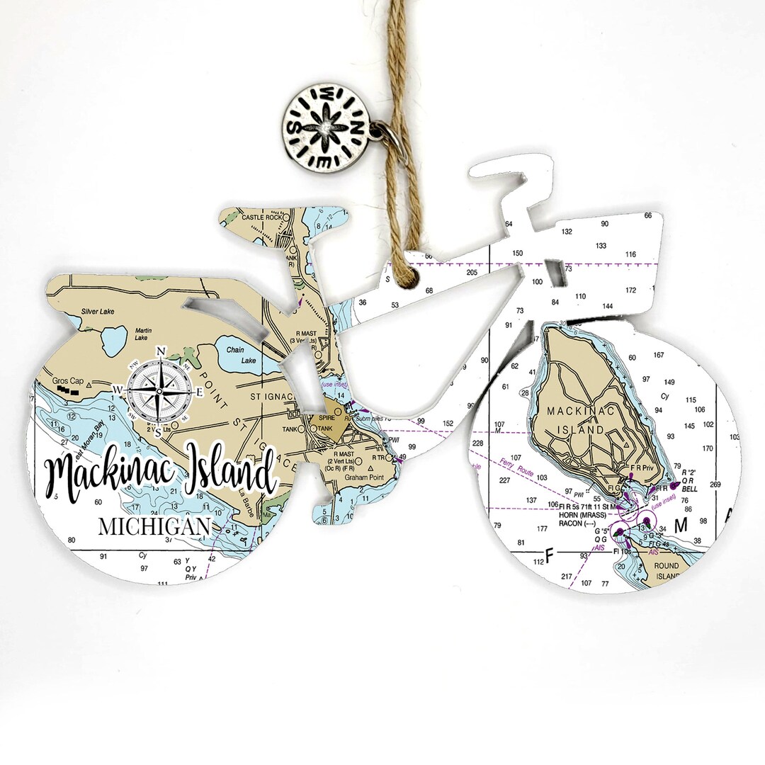 Mackinac Island, MI Shaped Wood Ornament-various Shapes - Etsy