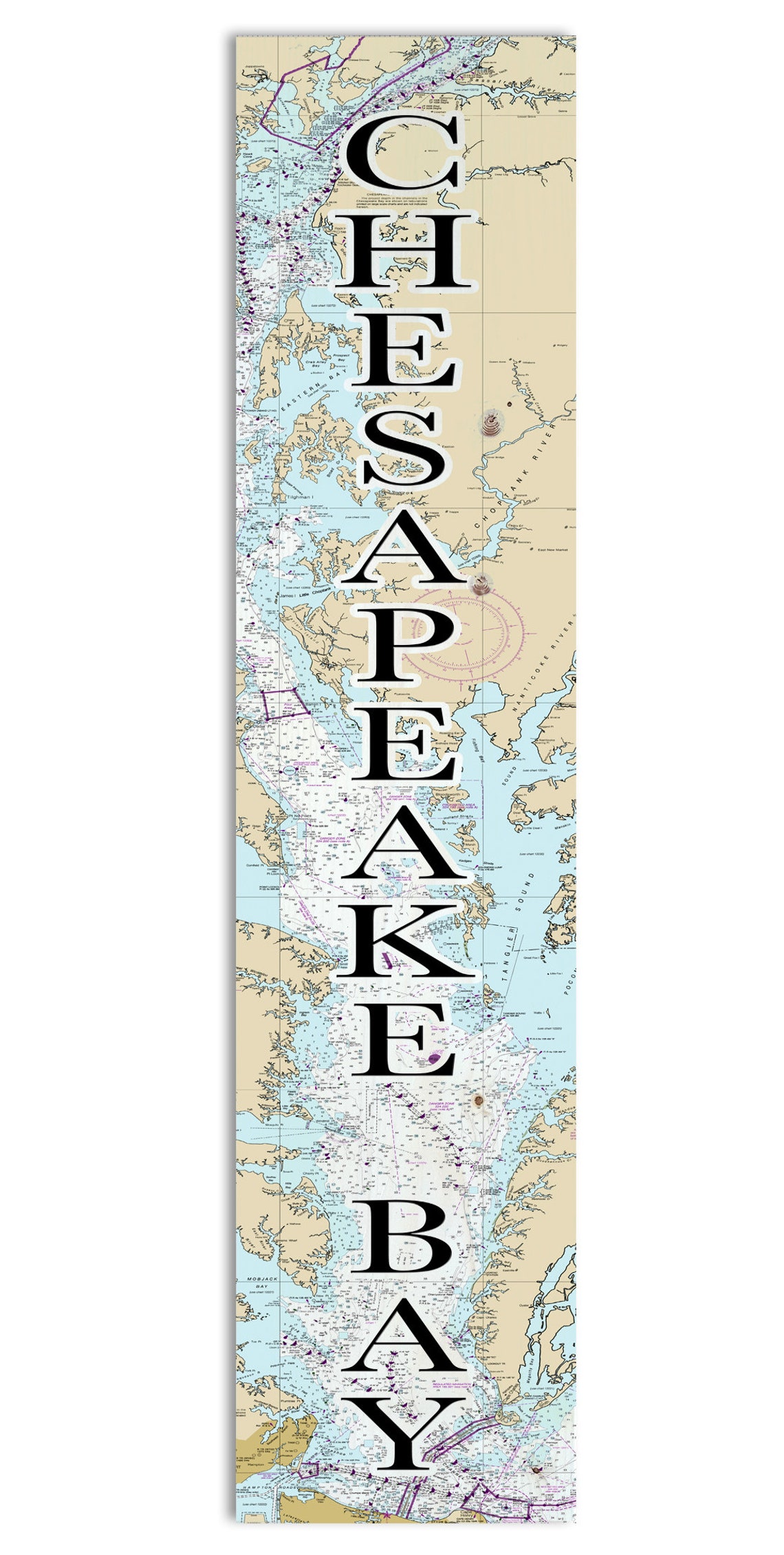 Chesapeake Bay WOOD Map Signs - Etsy