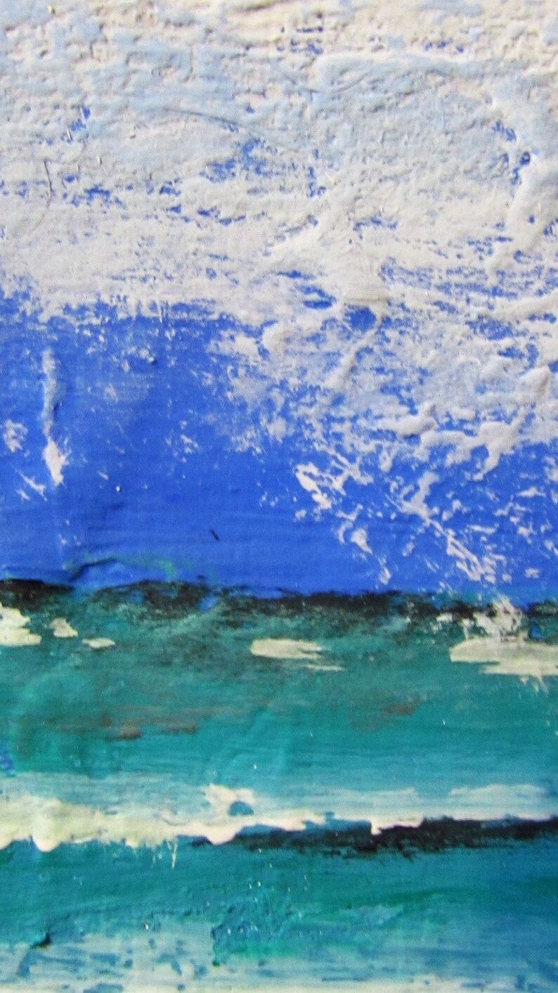 Seascape Painting, Oceanscape Original Artwork, Ocean Decor, Beach Art ...
