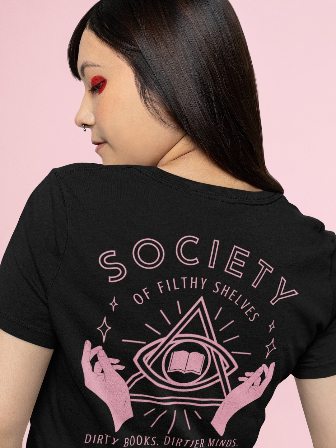 Society of Filthy Shelves Unisex Short Sleeve Tee Spicy Romance Reader ...
