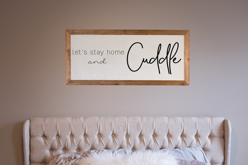 Stay Home and Cuddle - Etsy