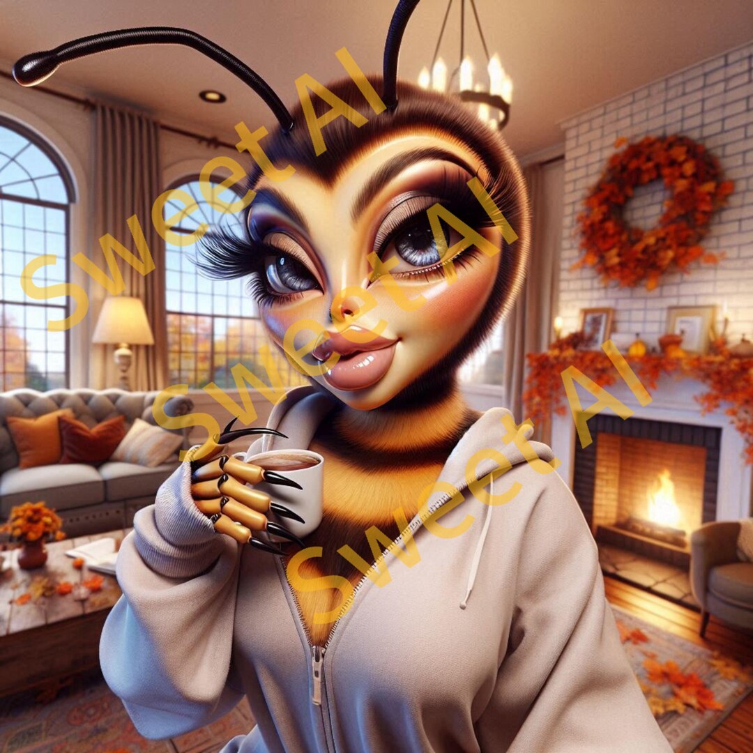 November Bee 1 PNG Download - Etsy