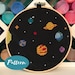 Beginner Cross Stitch Pattern: Outer Space // Custom | Etsy