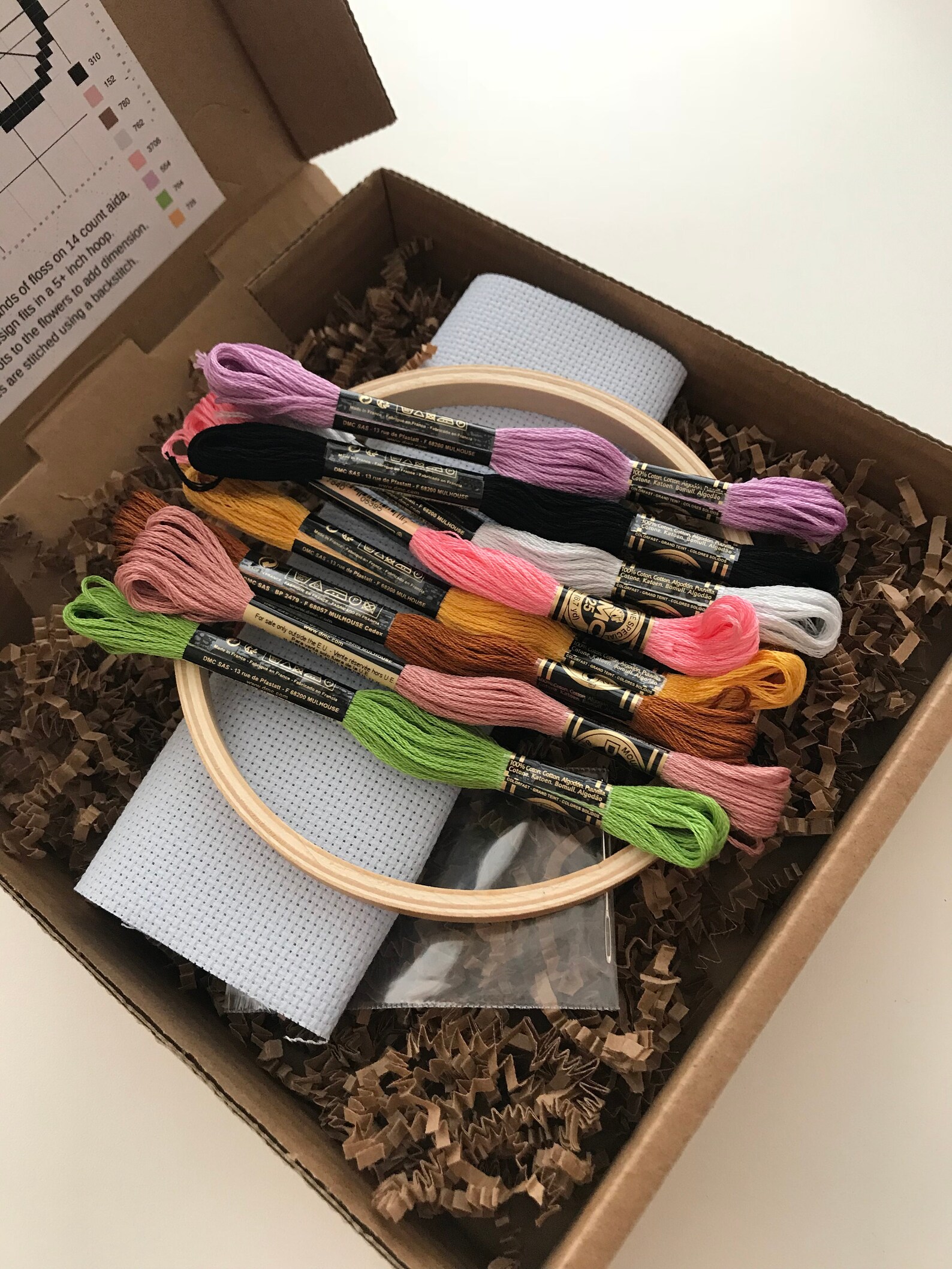 Beginner to Intermediate Cross Stitch Kit: Bicycle / Custom Embroidery ...