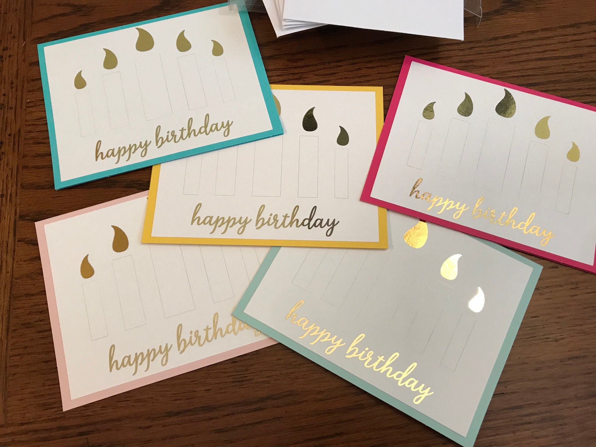 DIY Card Making Kit: Happy Birthday / Fabric Art Craft Kits - Etsy