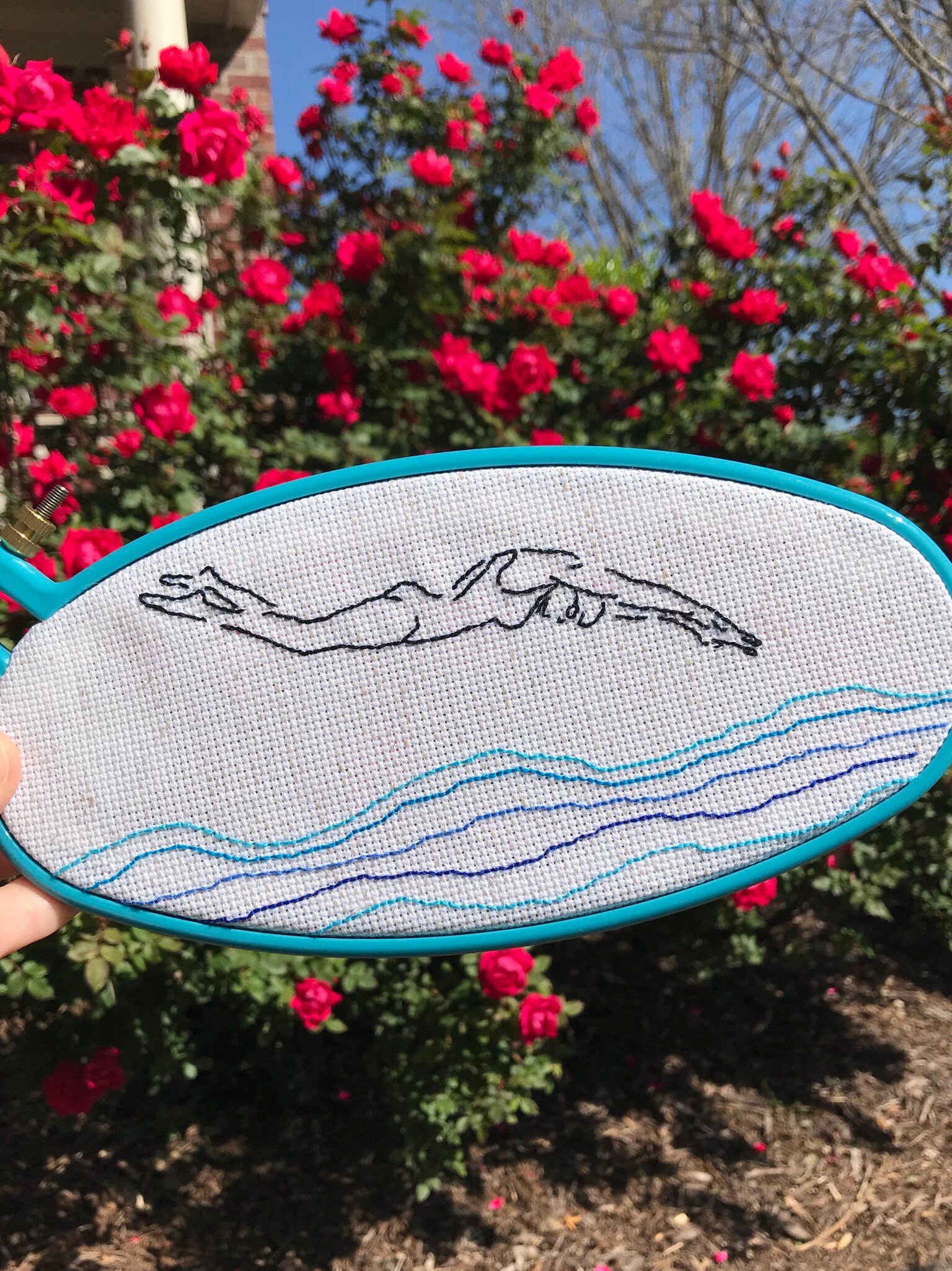 Art & Collectibles Under the Sea Embroidery Scuba Diving Cross Stitch ...