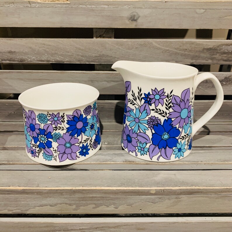 Elizabethan China 'portobello' Pattern Tea Set Pieces for Individual ...