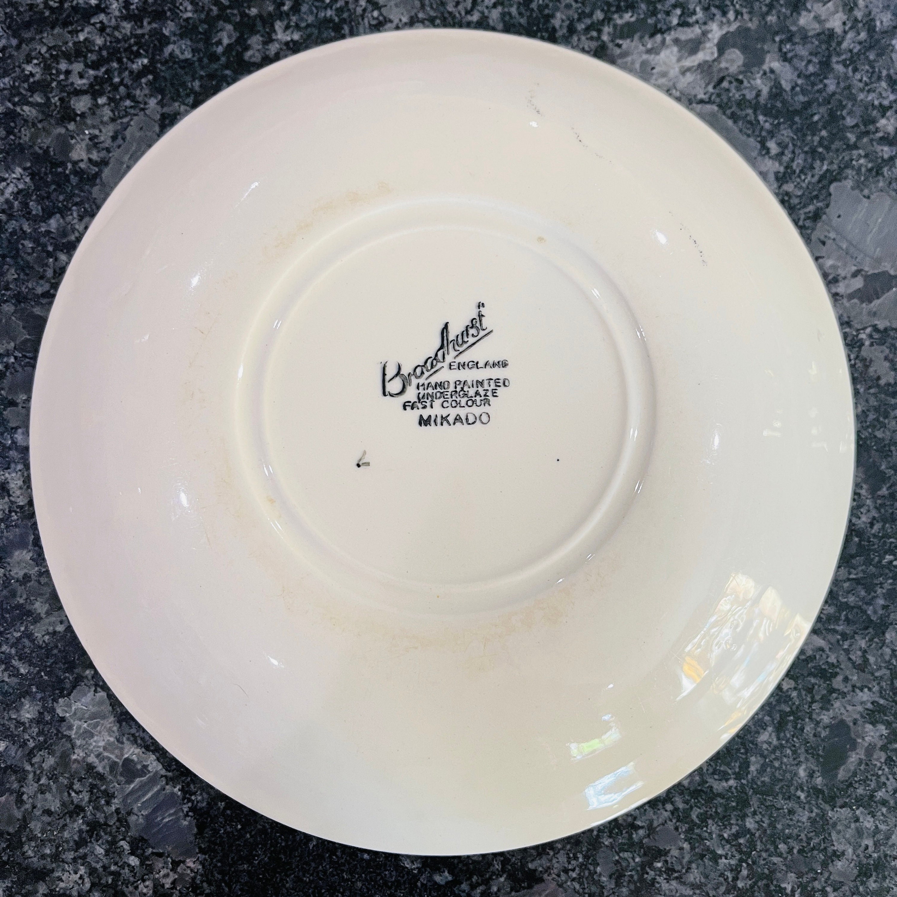 Kathie Winkle Mikado Bowl for Broadhurst Pottery - in 1950s Orange and ...